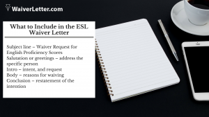Check Our Inspiring & Reliable English Waiver Letter Sample